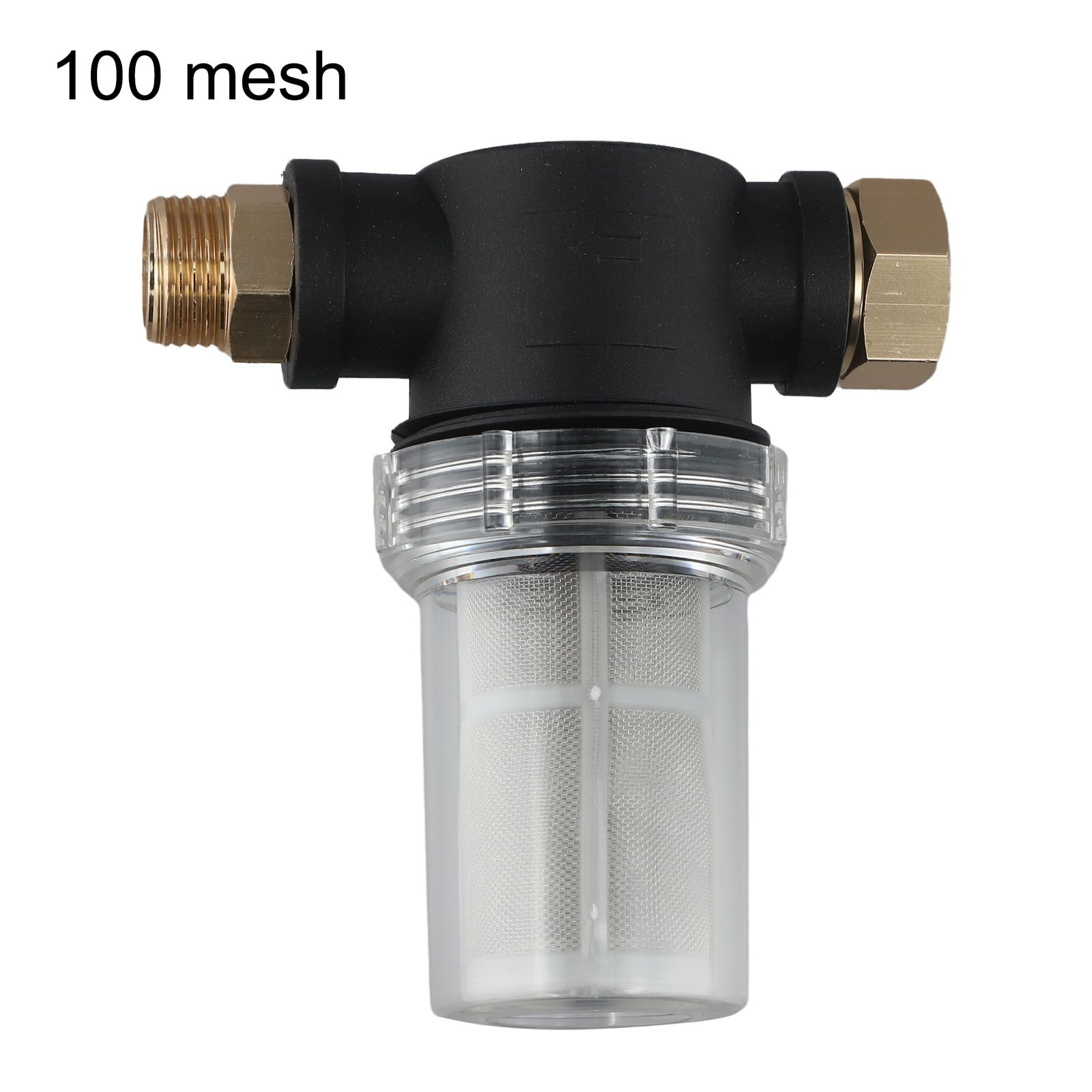 CAIJIEXI 40/100Mesh Garden Hose Strainer Sediment Filter In-line Water ...