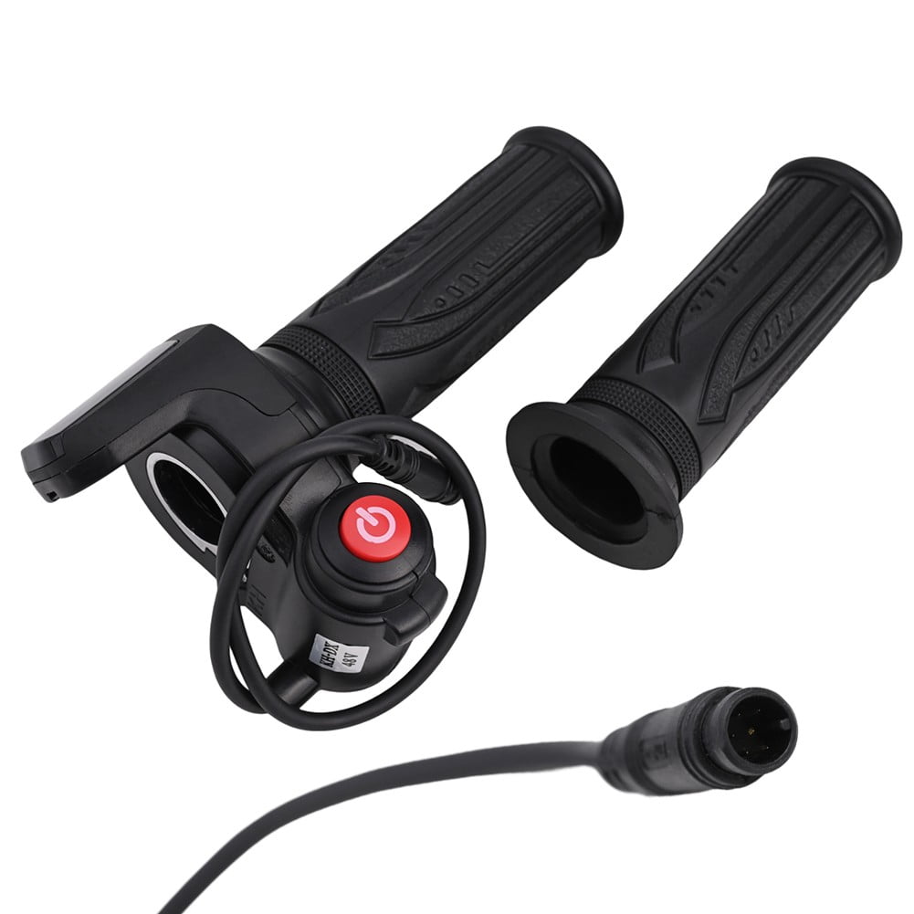 CAIJIEXI 48V Electric Bike Throttle with LCD Display Accelerator Handle ...