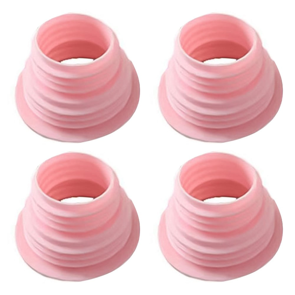 CAIJIEXI 4PCS Drain Pipe Hose Silicone Plug Sewer Seal Ring Washing ...