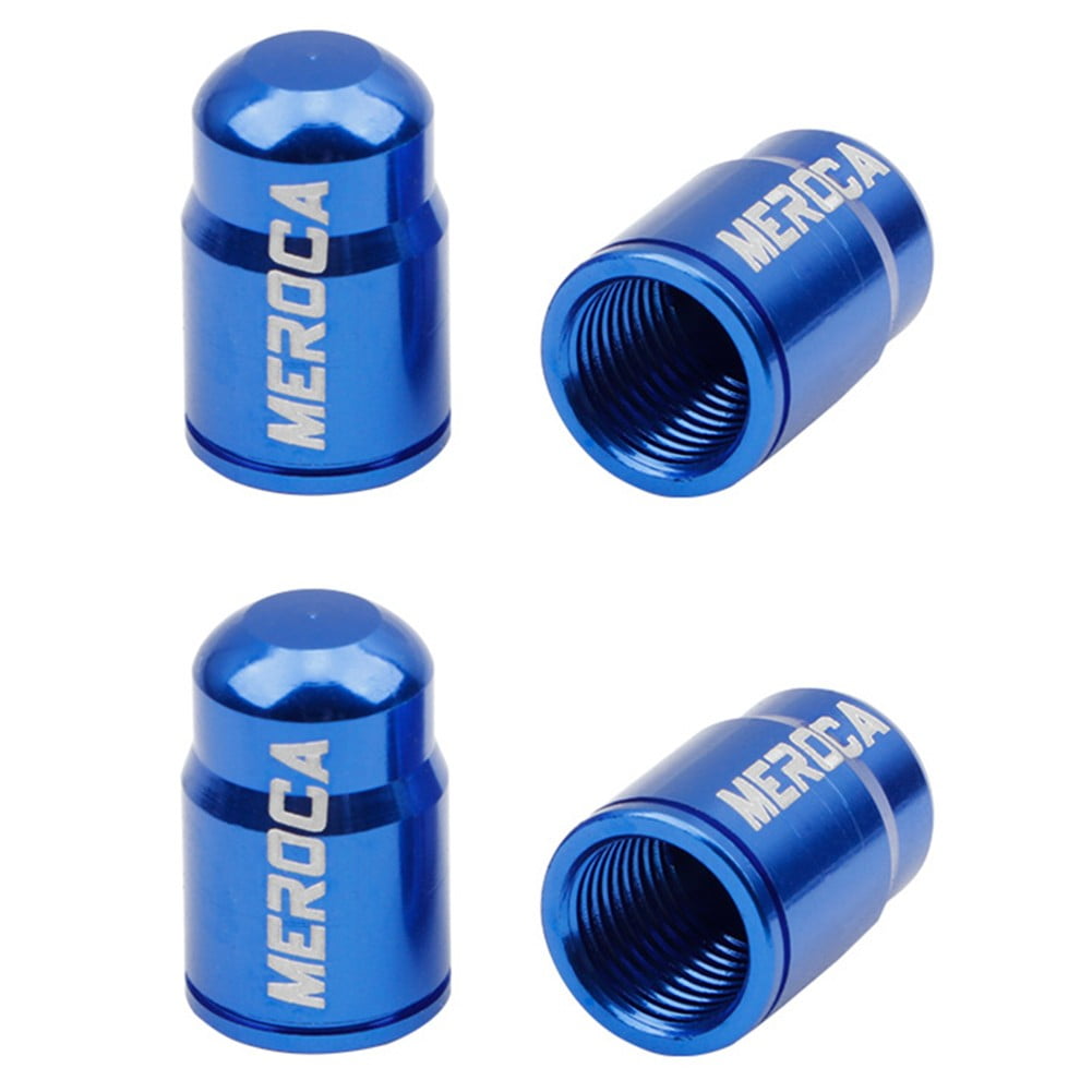 CAIJIEXI 4Pcs Aluminum Alloy Bicycle Valve Cap Schraderpresta Valve ...