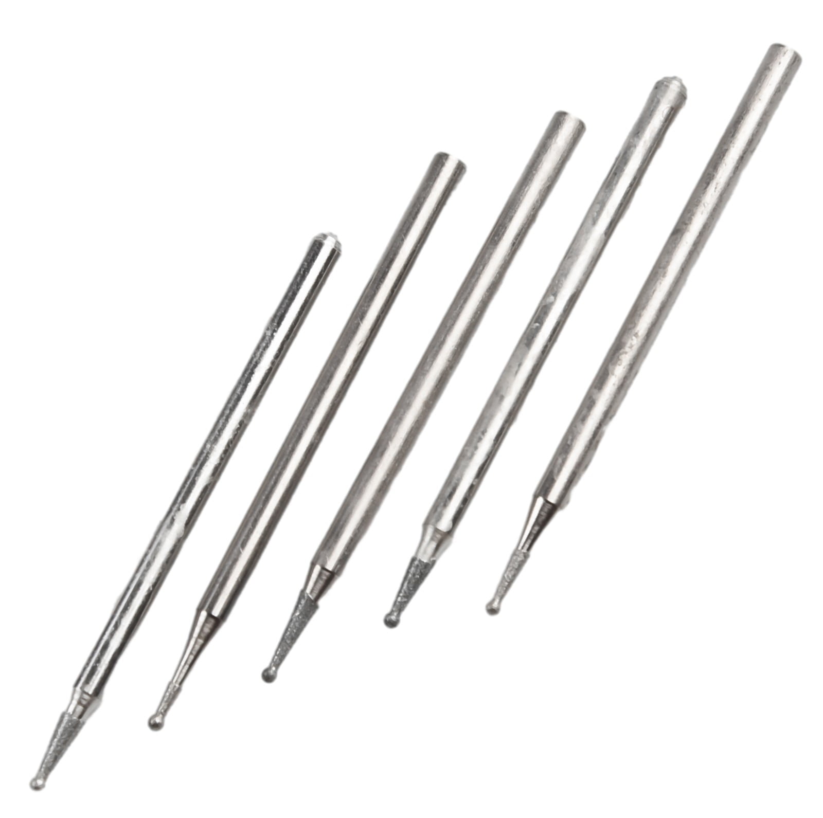 CAIJIEXI 5pcs 0.5mm-8mm Diamond Round Burr Drill Bit Cutting Grinding ...