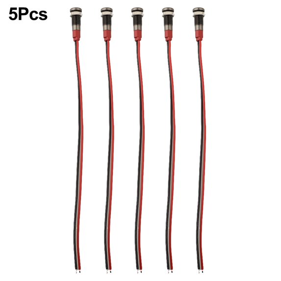 CAIJIEXI 6mm Cutout Led Indicator Lights Waterproof for Diy Vehicles ...