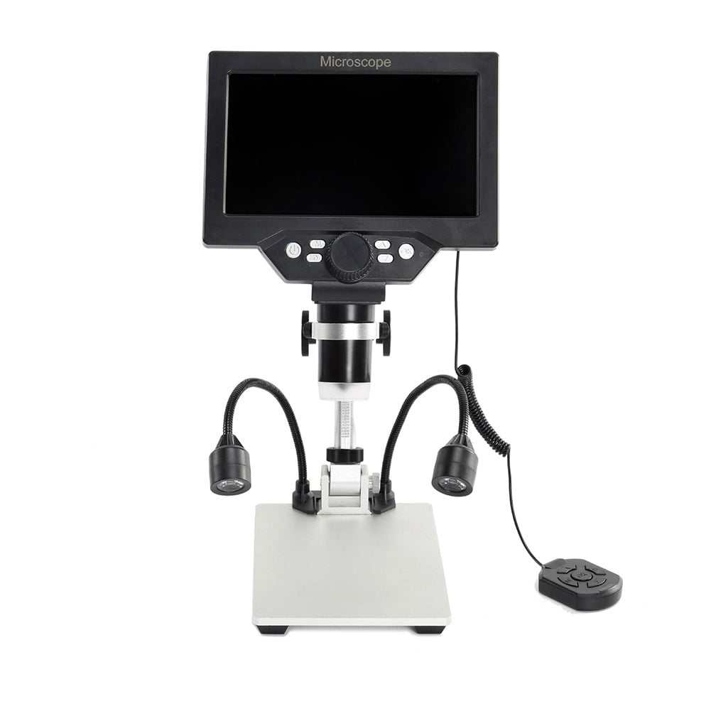 CAIJIEXI 7” LCD Digital Microscope Magnifier Soldering Microscope for ...