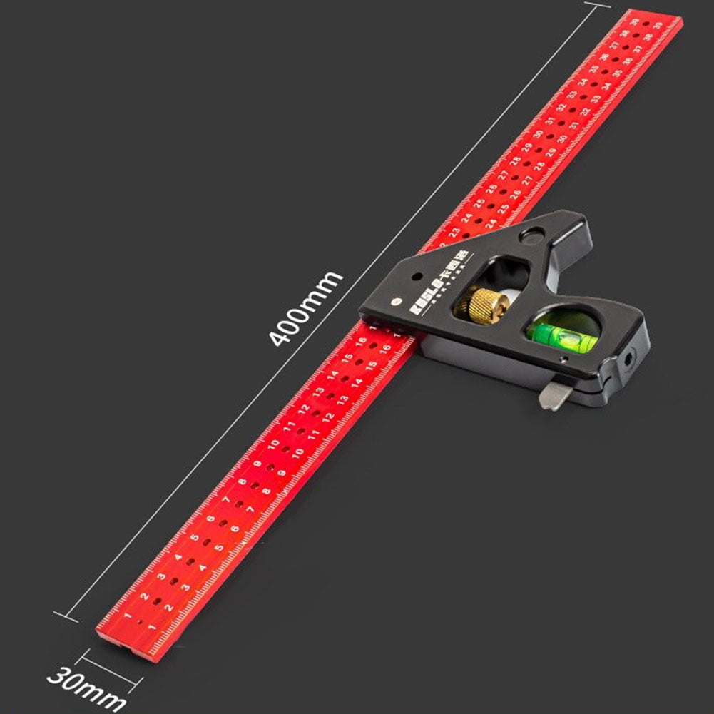 CAIJIEXI Aluminum Alloy Ruler Locator Multifunctional Combination ...
