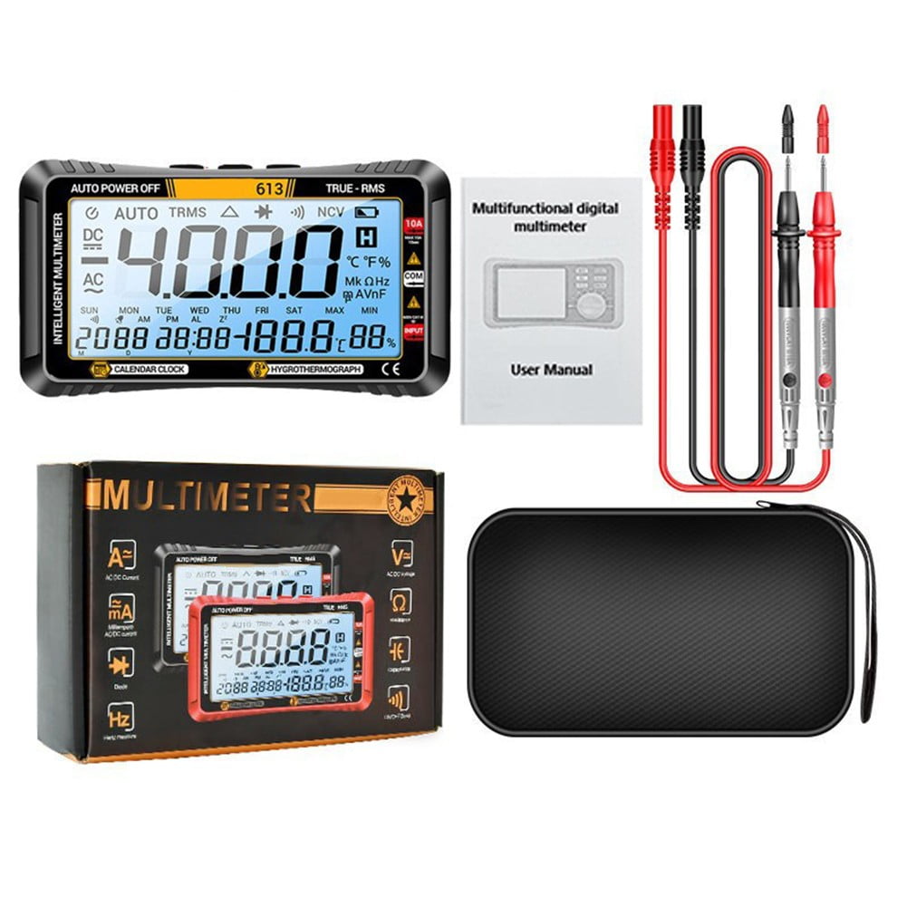 CAIJIEXI Autoranging Digital Multimeter with Large Display for Voltage ...