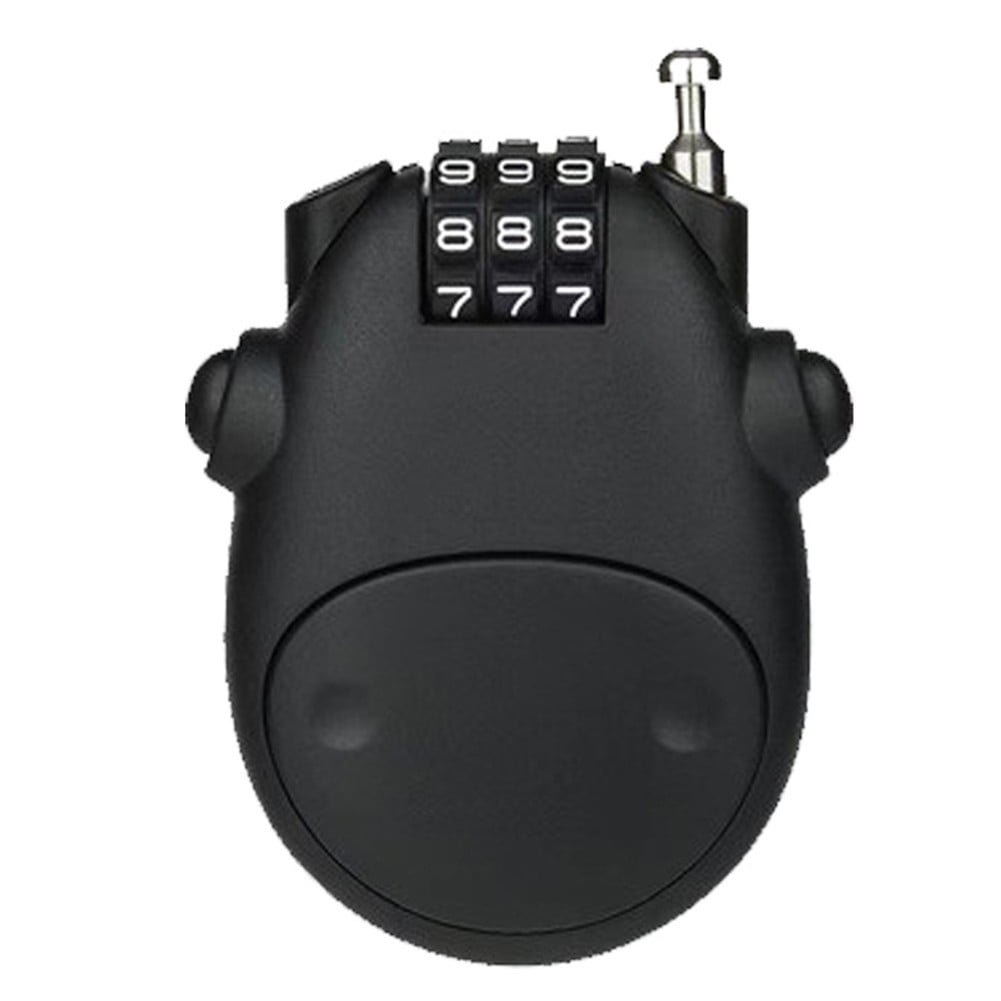 CAIJIEXI Bicycle and Motorcycle Wire Rope Lock Retractable Helmet Lock ...