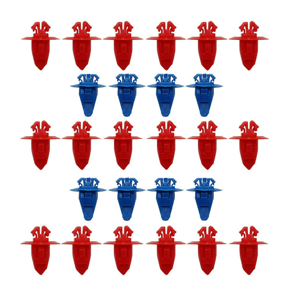 CAIJIEXI Blue+Red Fixing Clip for 2001-2004 Toyota Tacoma Fender Flare ...