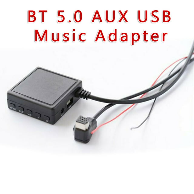 CAIJIEXI Bt 5.0 Aux Usb Music Adapter Mic Audio Cable for Pioneer Ip ...