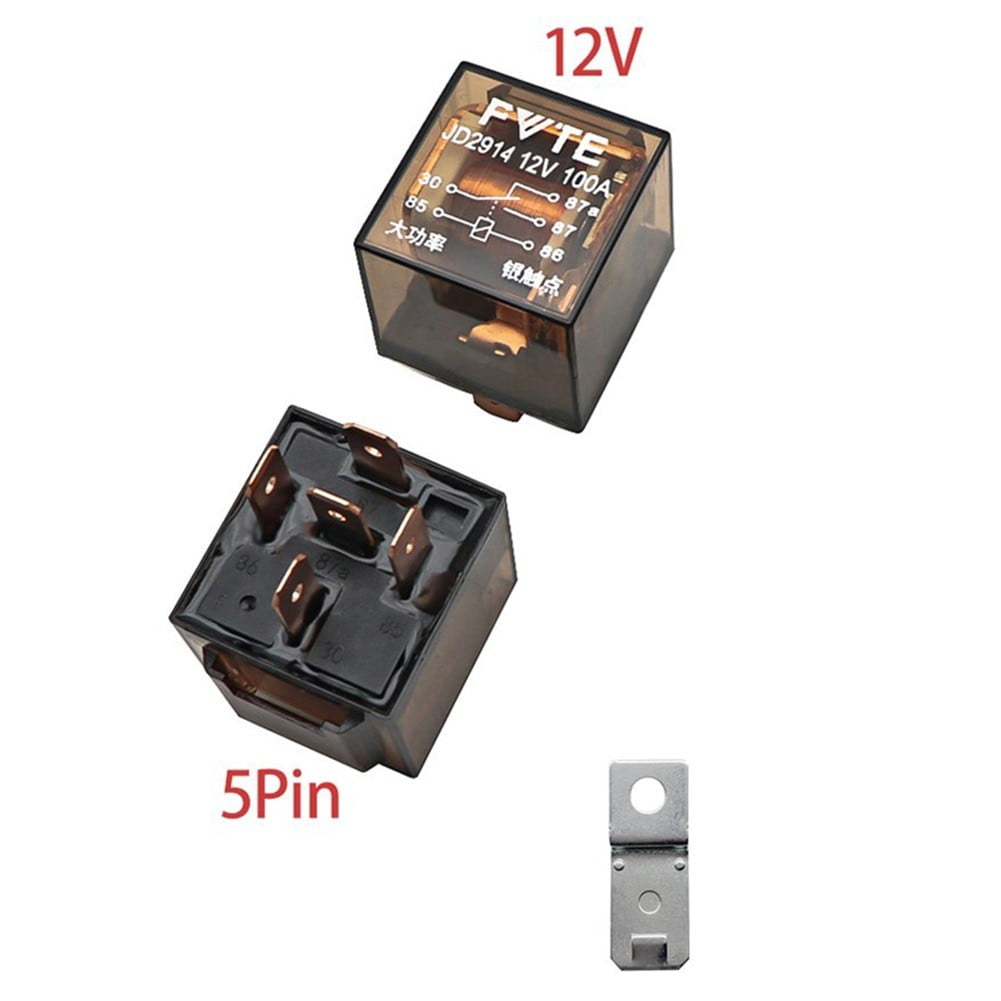 CAIJIEXI Car Relay the Relay Water-resistant Waterproof 100A 5-pin SPDT ...