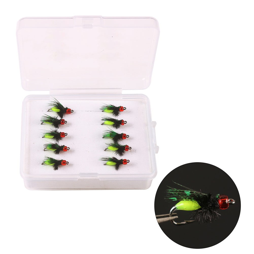 CAIJIEXI Compact and Lightweight Design Fly Fishing Flies Kit Insect ...