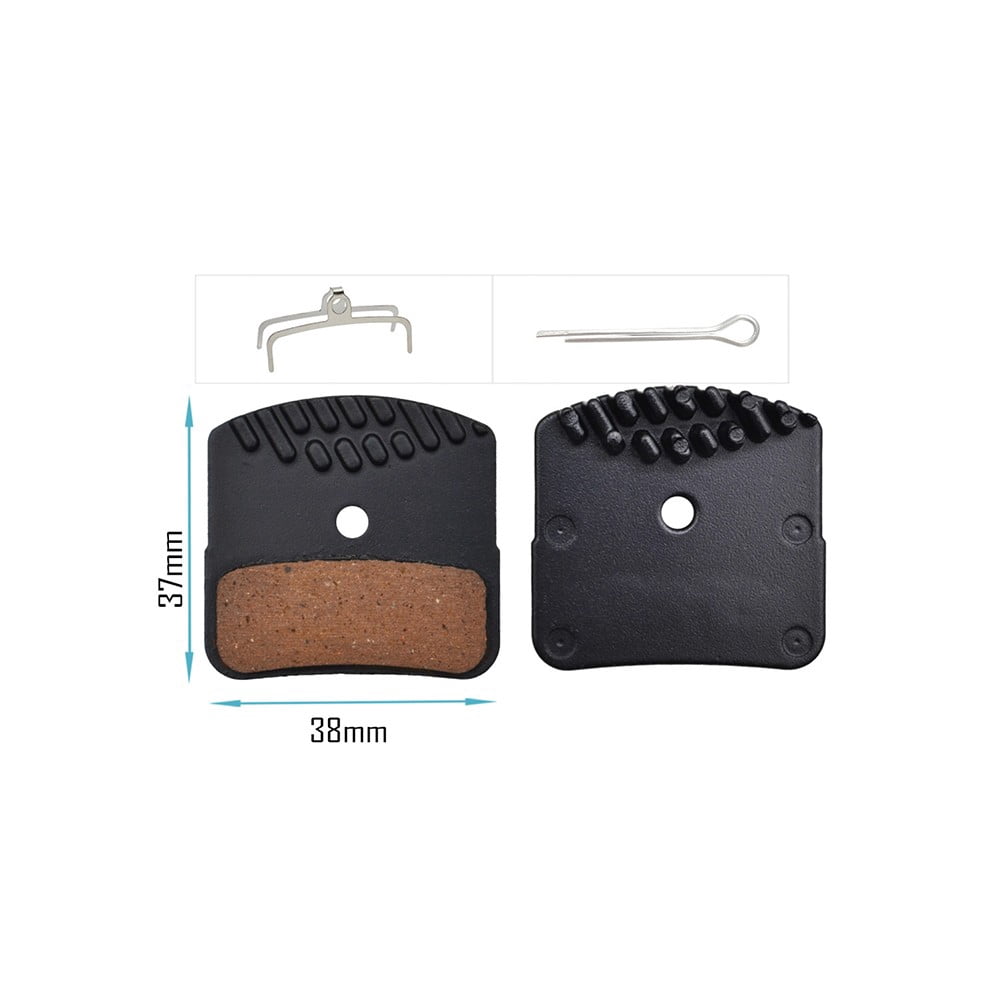 CAIJIEXI Disc Brake Pads with Alloy Back Plate and Cooling Fin for H03A ...