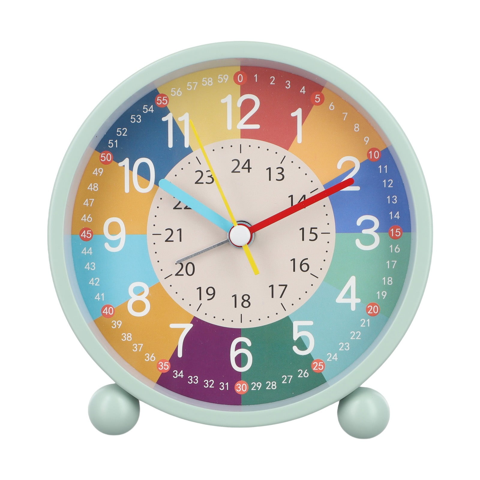 CAIJIEXI Interactive Cartoon Alarm Clock with Soft Night Light Silent ...