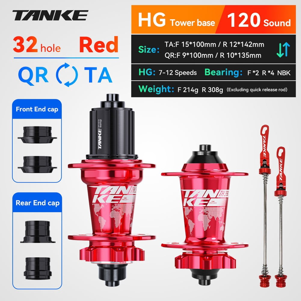CAIJIEXI Mountain Bike Disc Brake Interchange Flower Drum 28/32/36 Hole ...
