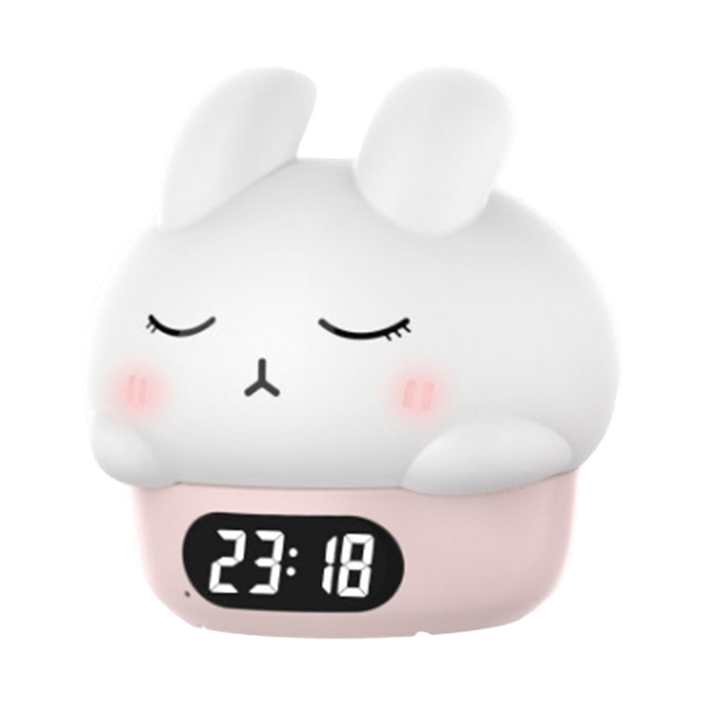 CAIJIEXI Night Light Digital Alarm Clock Cute Duck Electronic Desk ...