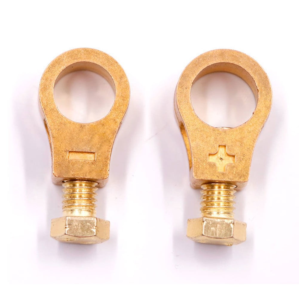 CAIJIEXI Pure Copper Battery Terminals, Thickened Battery Terminal ...