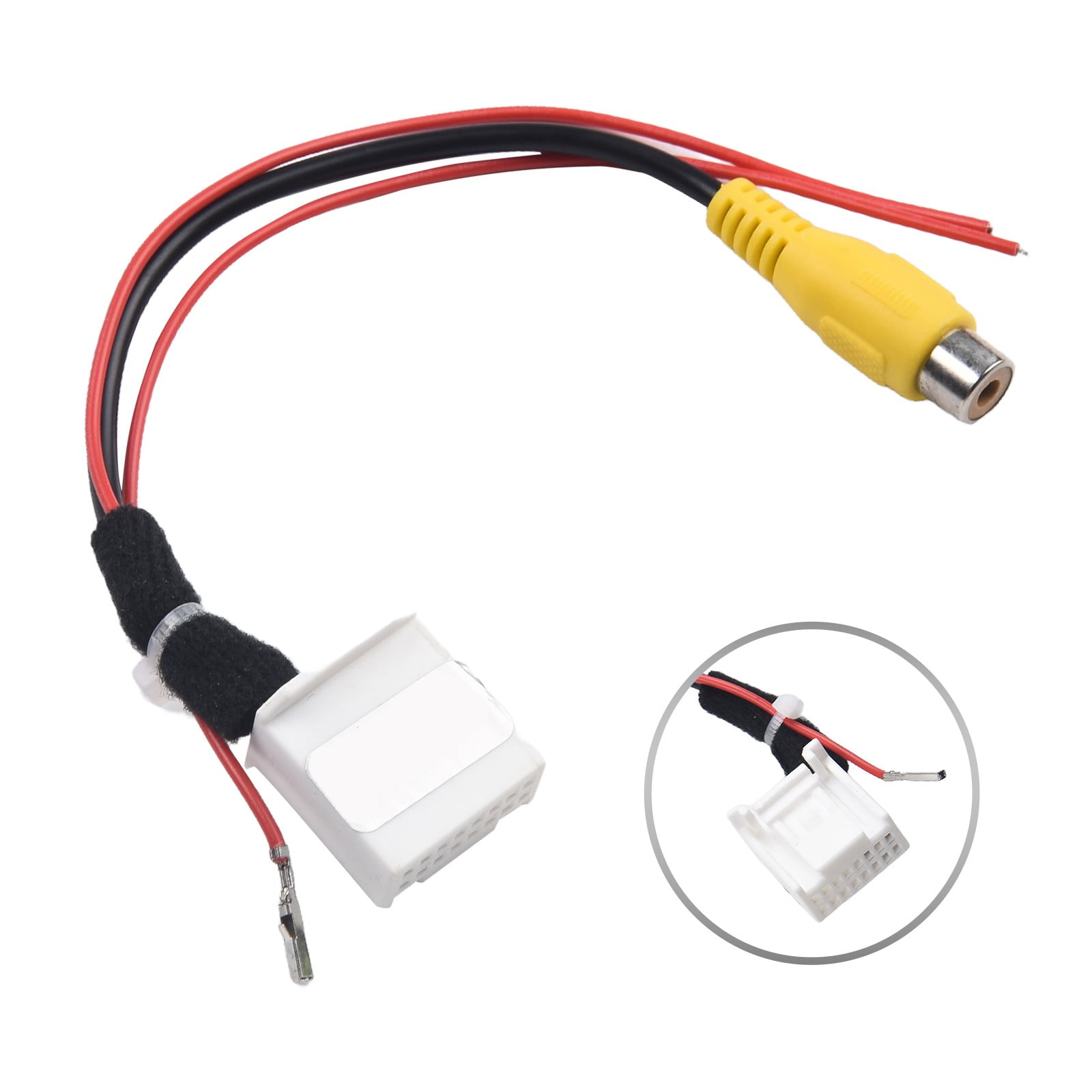 CAIJIEXI Rear Camera Adapter Cable Reverse 2x2.1x1.6cm Backup Camera ...