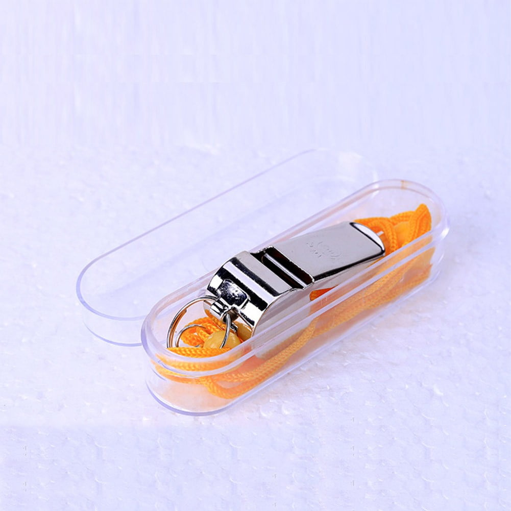 CAIJIEXI Referee Tool Metal Whistle + Plastic Box Accessory Adapter ...