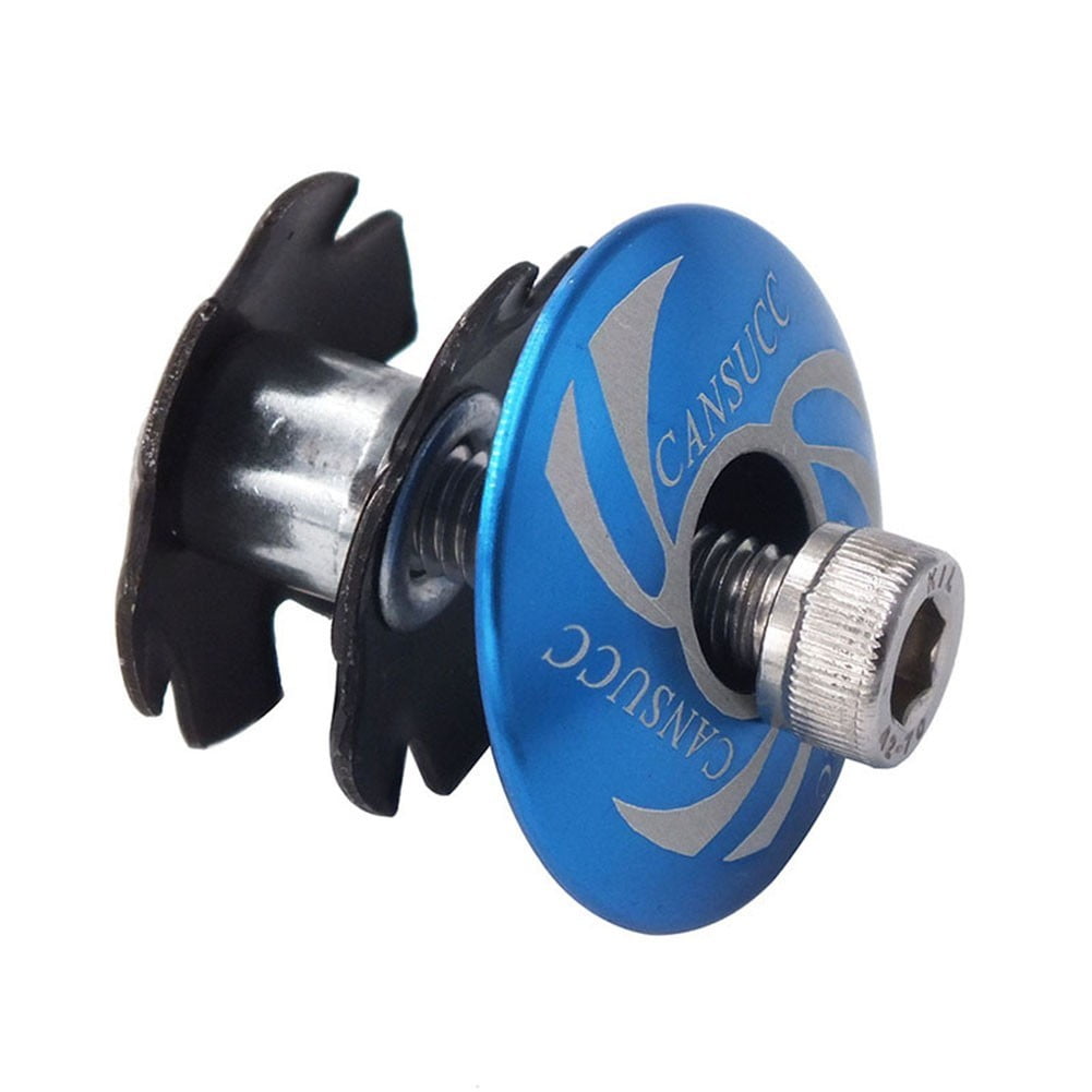 CAIJIEXI Screw Bike Headset Road Bike Stem Cap Bicycle Fits 1-1/8 Stems & Fork Star Nut Top Cap ...
