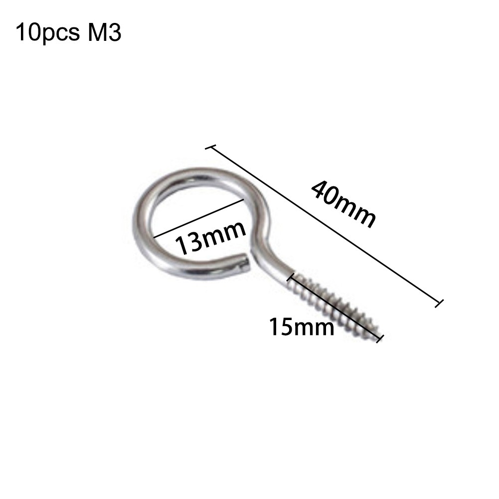 CAIJIEXI Stainless Steel Eye Screws Designed for Strong Cable and Wire ...