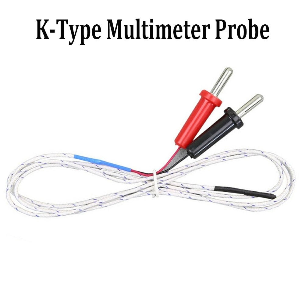 CAIJIEXI Temperature Thermocouple Probe Multimeter Probe WRN-01A Probe ...