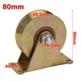 CAIJIEXI V Groove Wheel V-Groove Wheel Sliding Gate Casters Heavy Duty ...