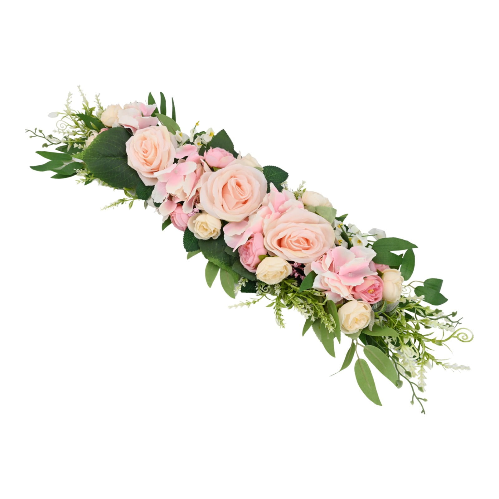 CAIJIEXI Wedding Arch Flowers Artificial Rose Flower Swag For ...