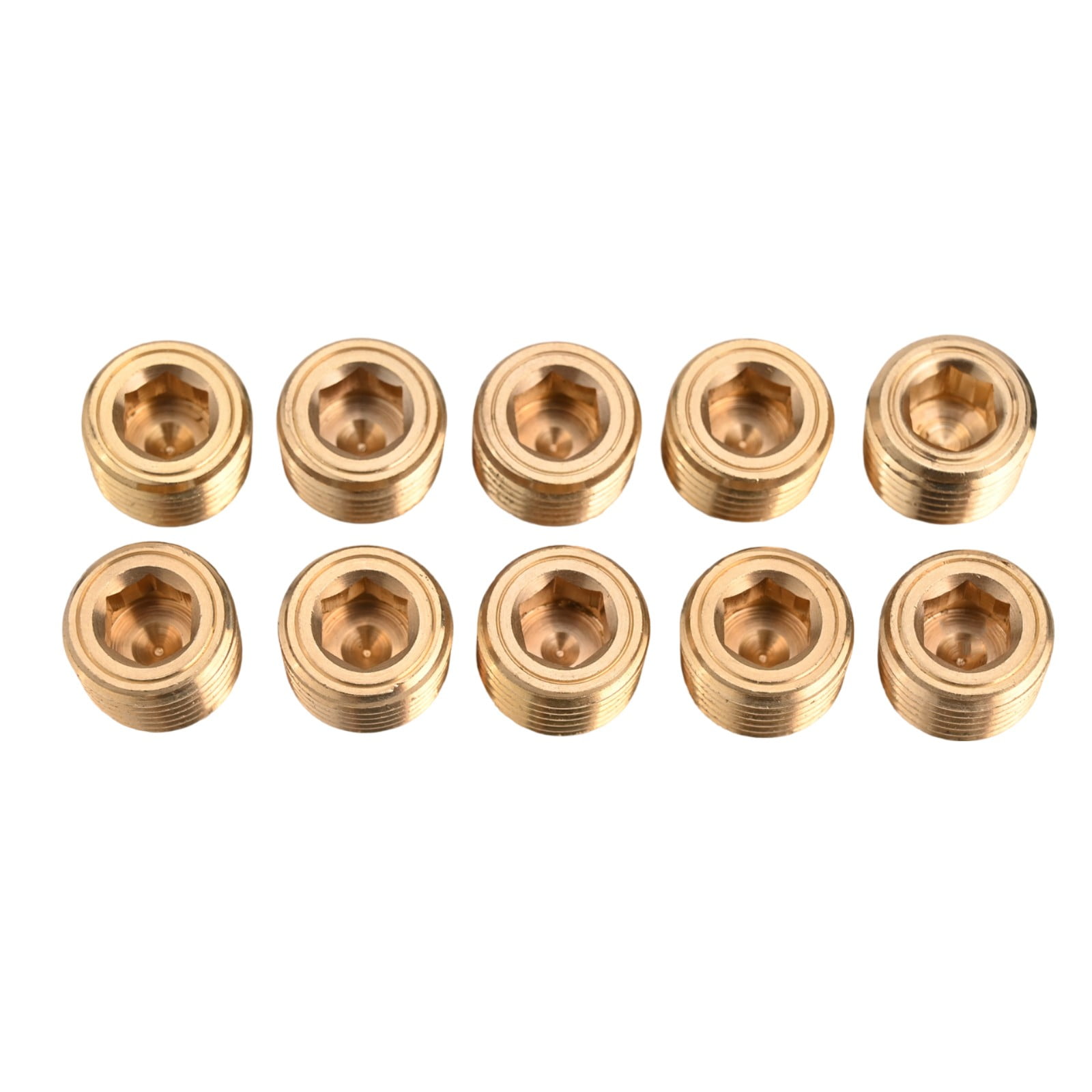 CAIJIEXI for Plumbing Systems 1/4" NPT Male Plug for Pipe Fittings Easy ...