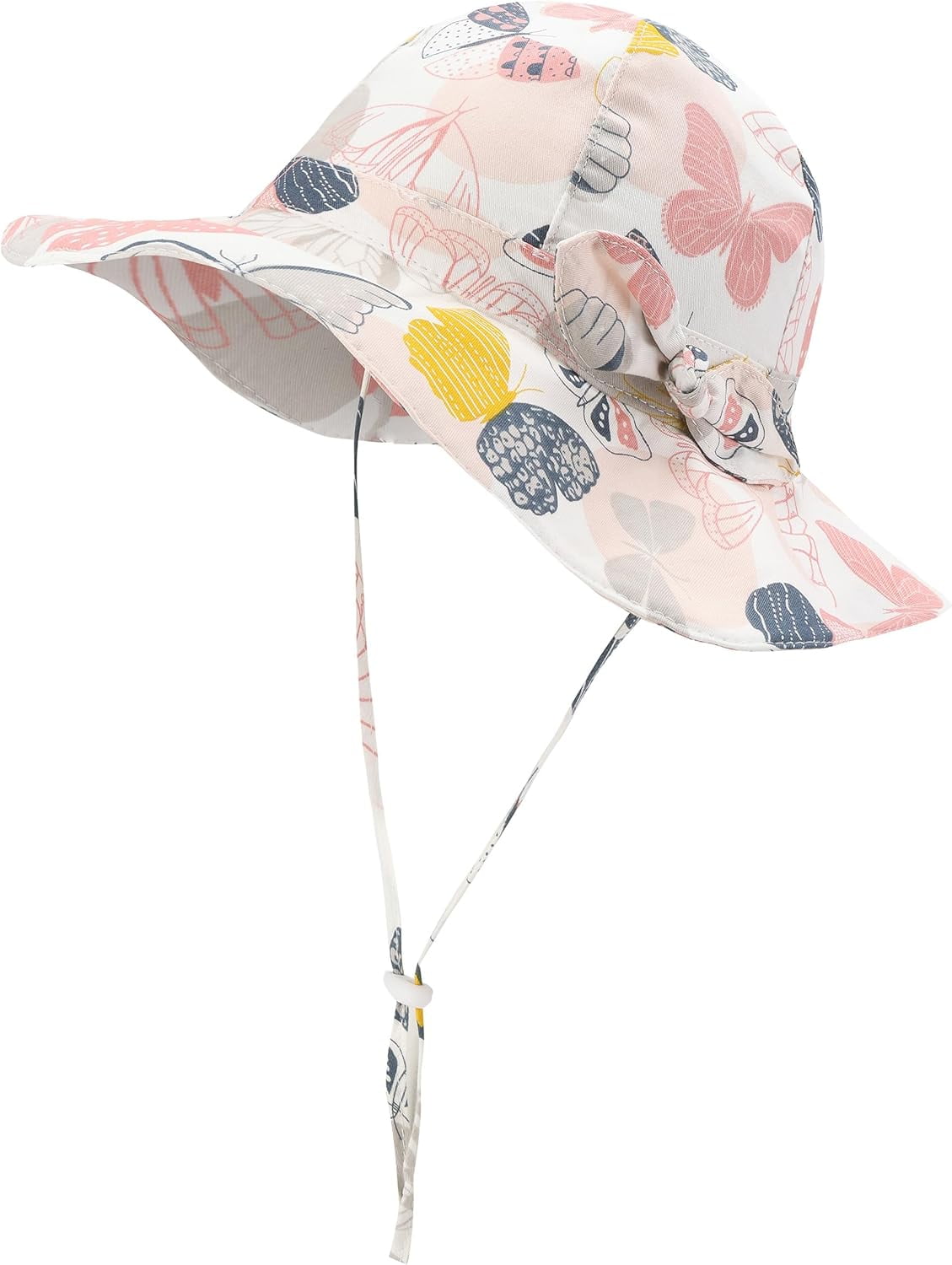 CAILDANL Baby Girl Sun Hat Summer Beach Hats with UPF 50+ Toddler ...