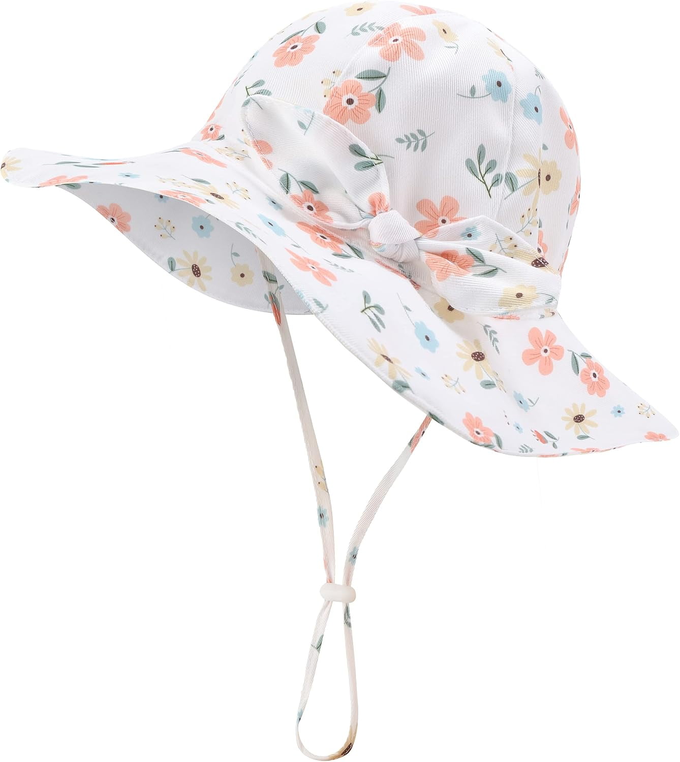 CAILDANL Baby Girl Sun Hat Summer Beach Hats with UPF 50+ Toddler ...