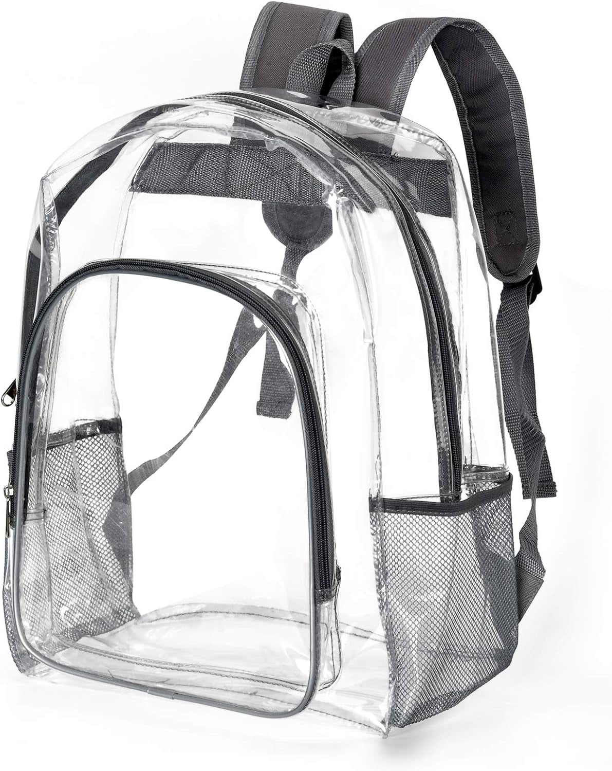CAILDANL Clear Backpack Heavy Duty Clear Bookbag Transparent See ...