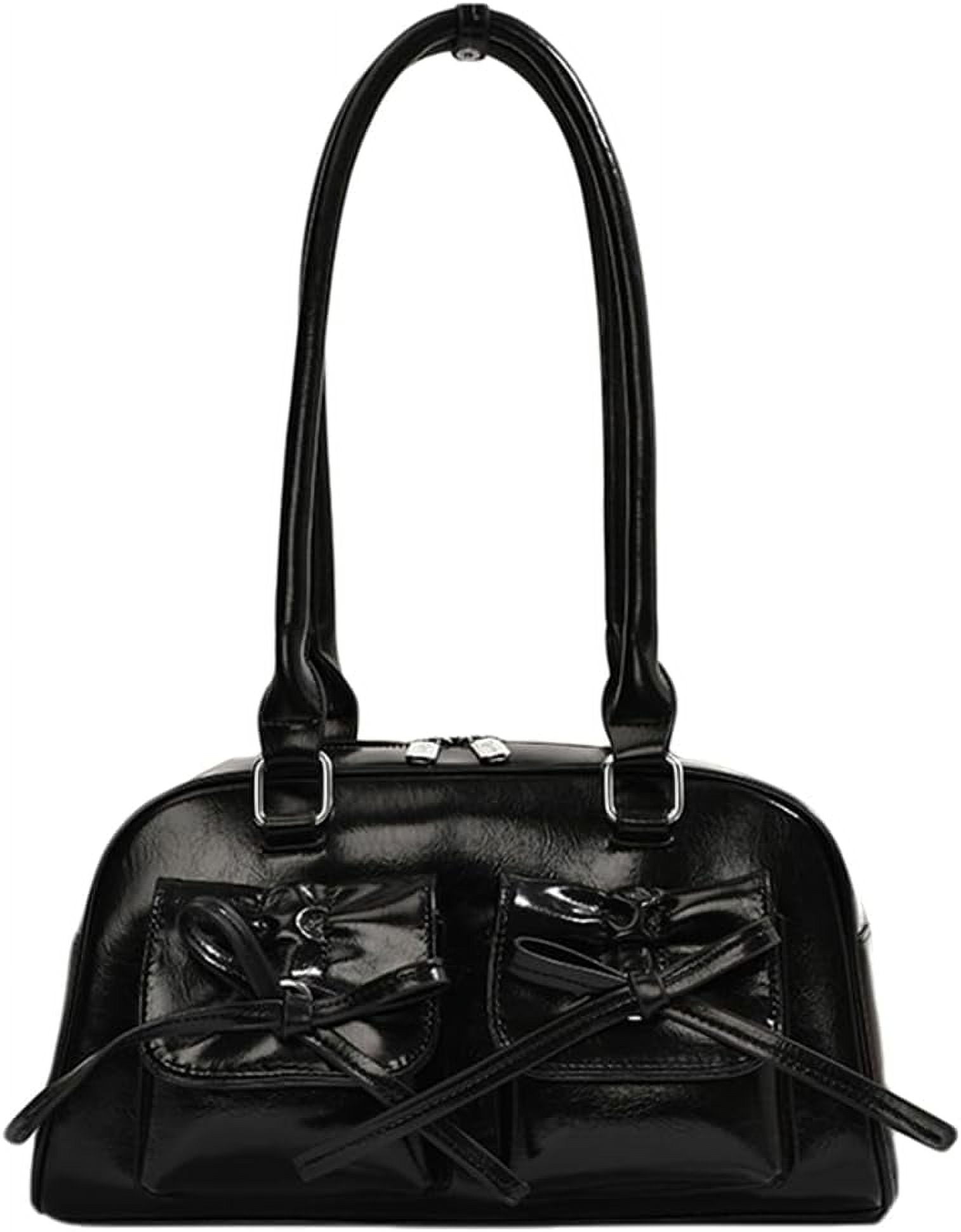 CAILDANL Cute Bow Purse Aesthetic Japanese Shoulder Bag Faux Leather ...