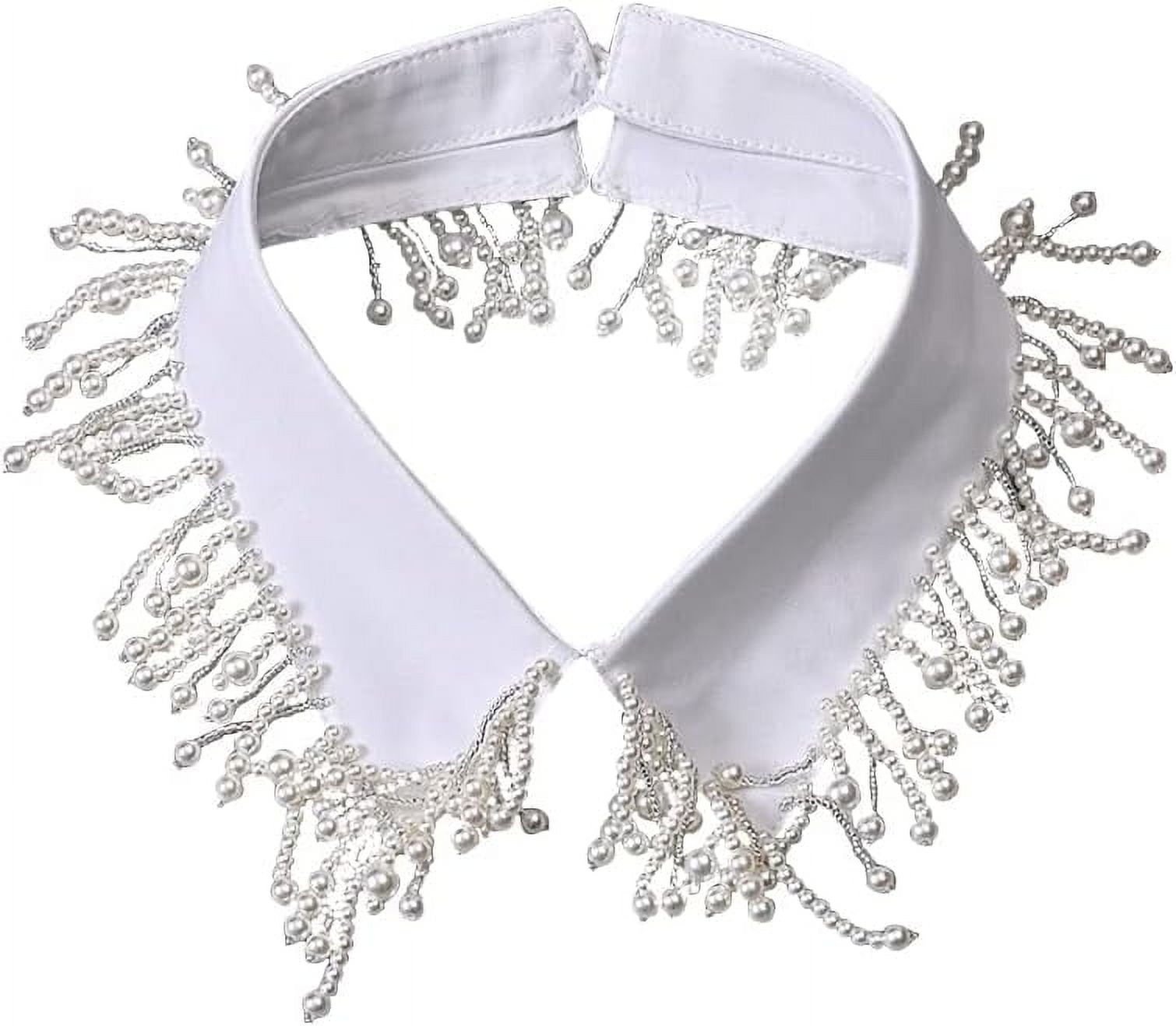 CAILDANL Detachable Choker Necklace Dickey Collar Peter Pan Fake Collar ...