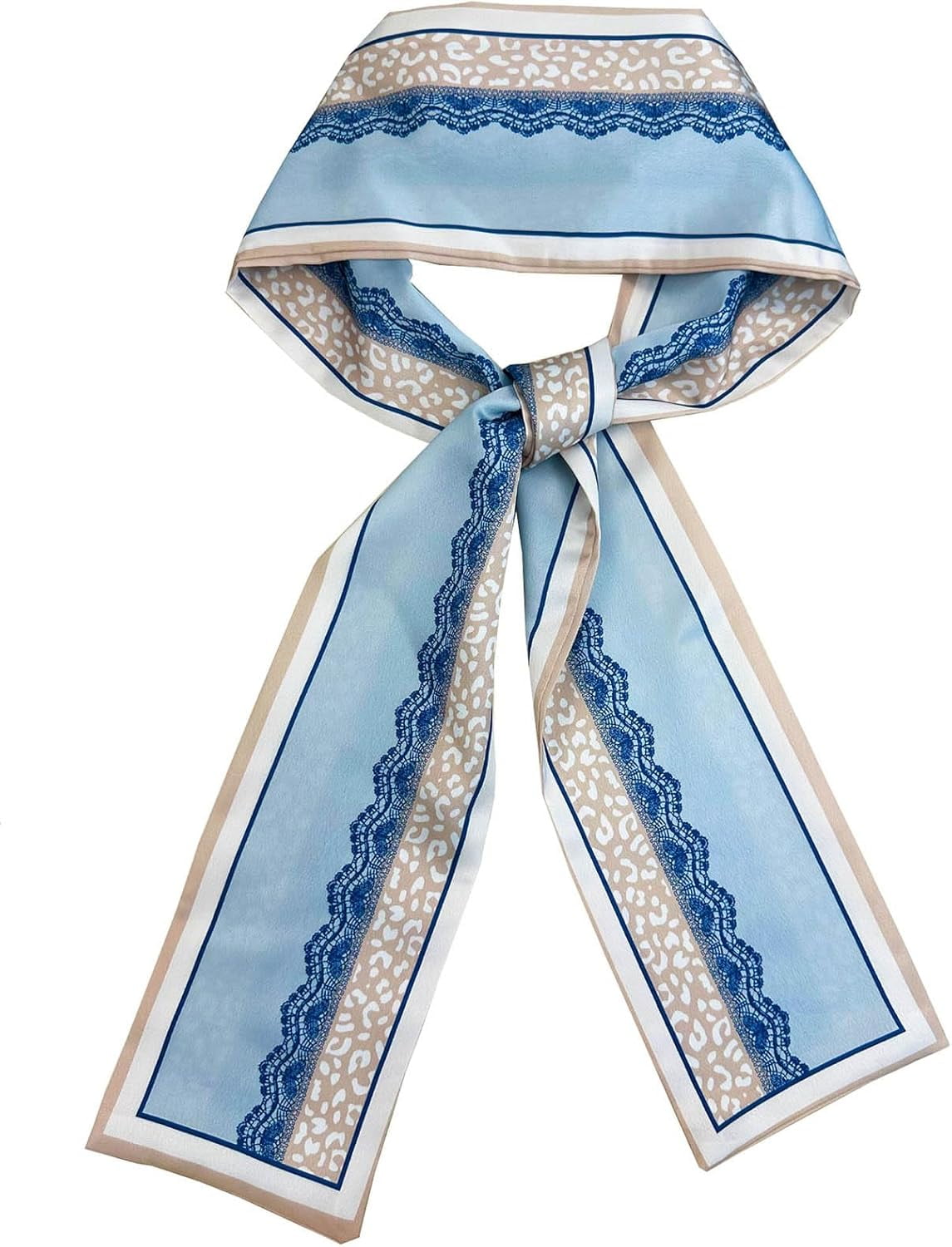 CAILDANL Head Scarf Fashion Satin Scarf For Hair Beach Head Wraps Neck ...