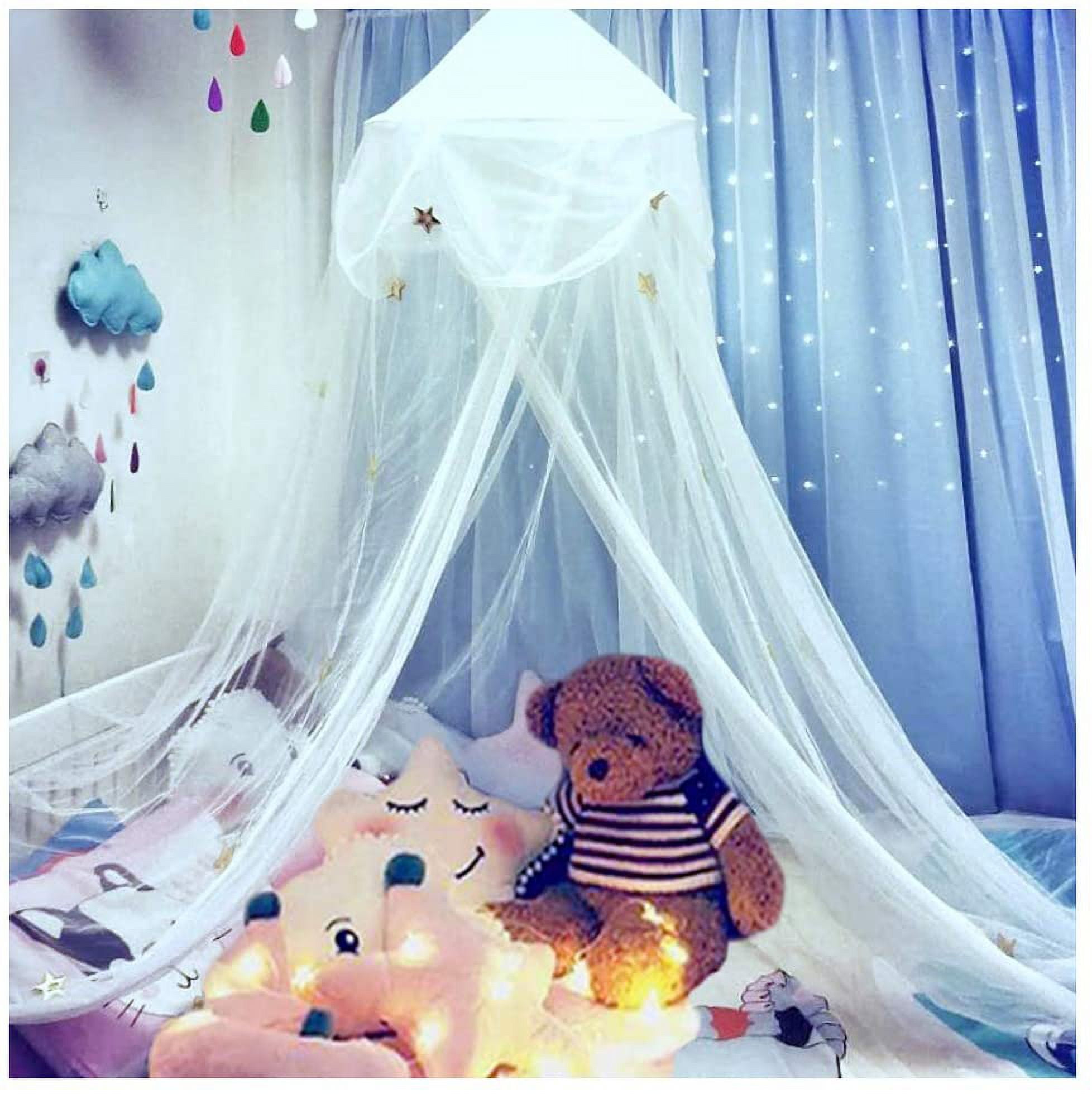 CAILDANL Mosquito Net Bed Canopy Curtains Princess Butterfly Reading ...