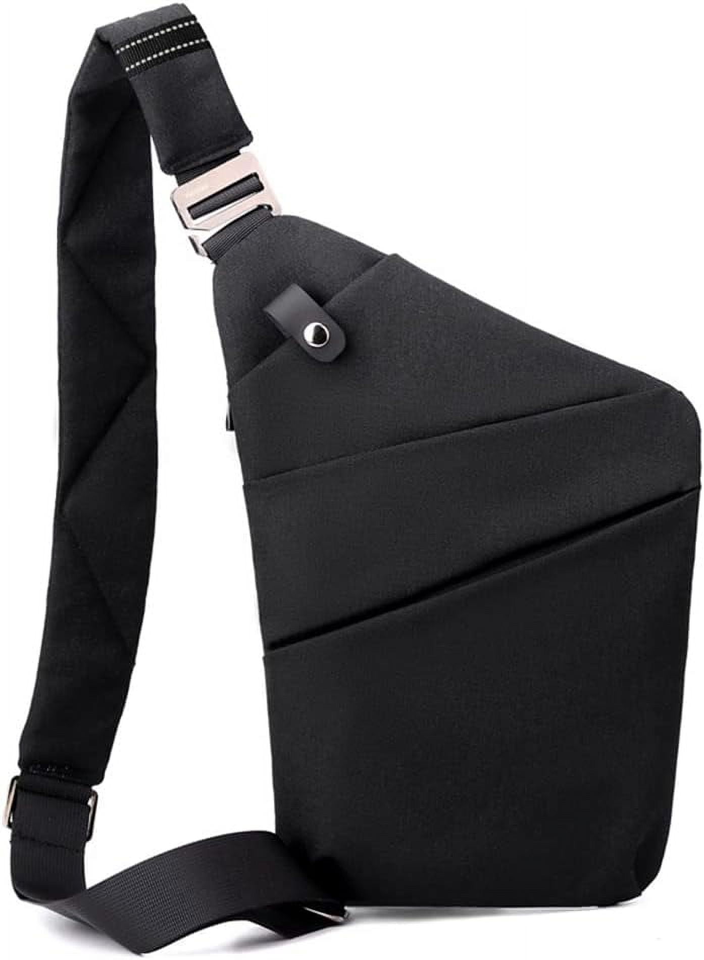 CAILDANL Personal Flex Bag for Women Men Slim Sling Bag Anti Theft ...