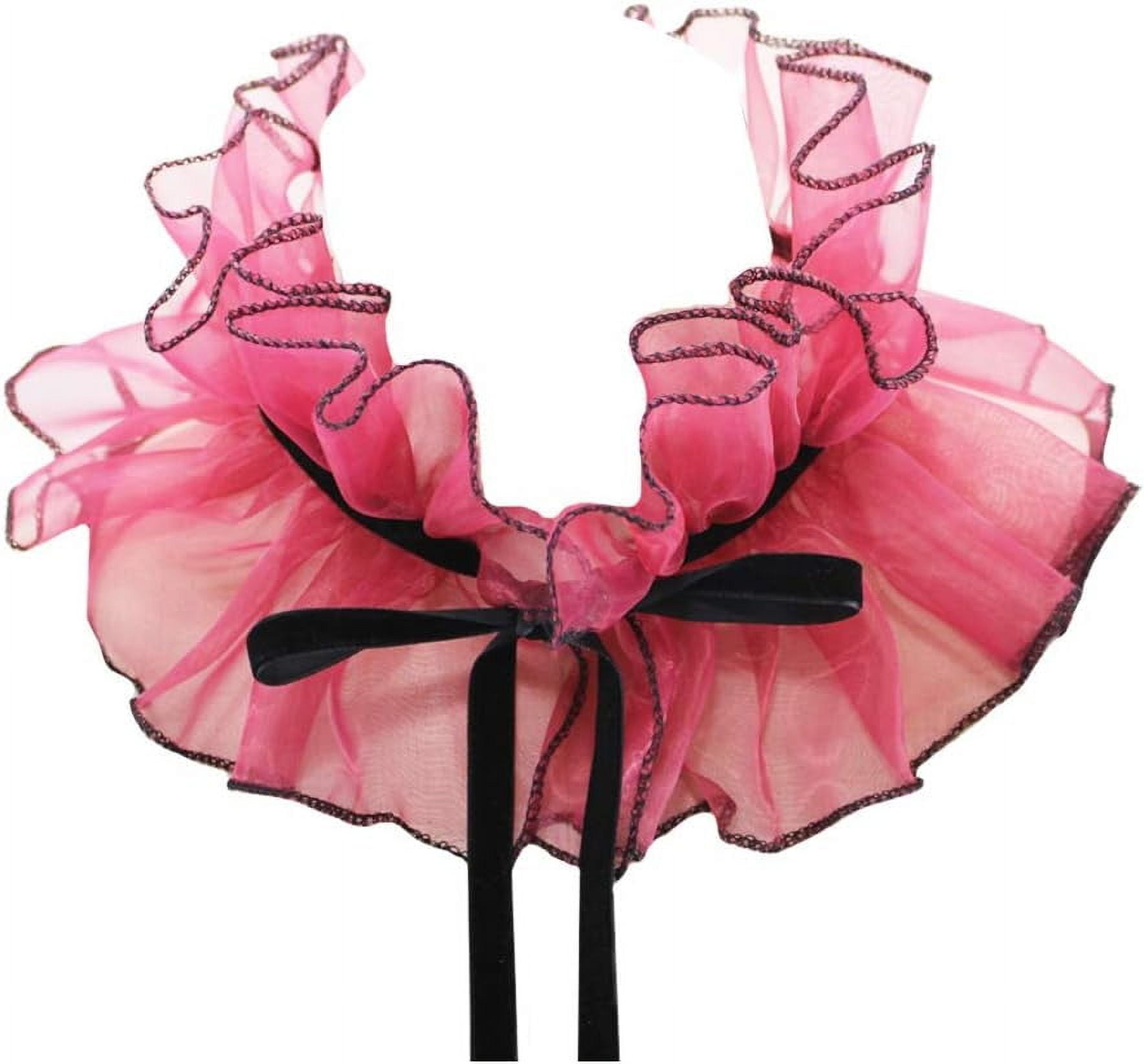 CAILDANL Vintage Organza Ruffles Stand Fake Collar for Women Girls ...