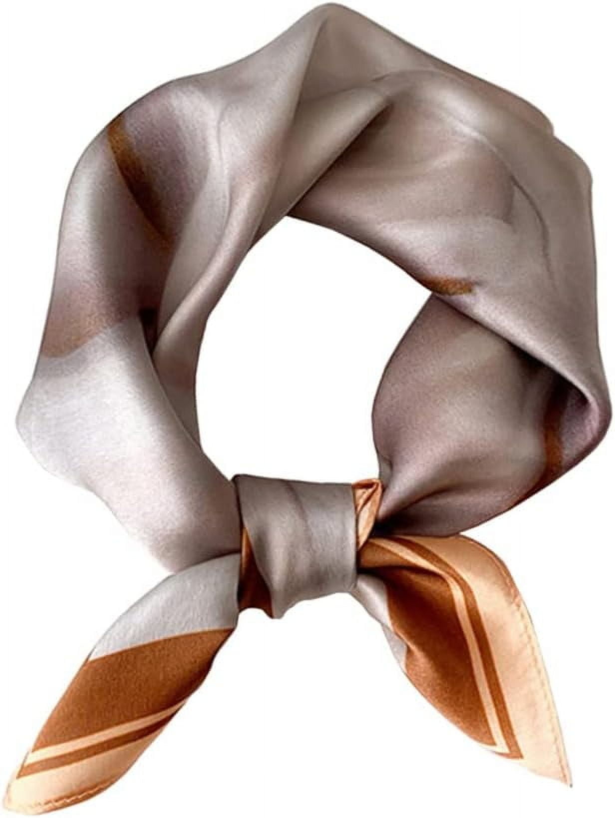 CAILDANL Women's Men's Small Square 100% Real Mulberry Silk satin ...