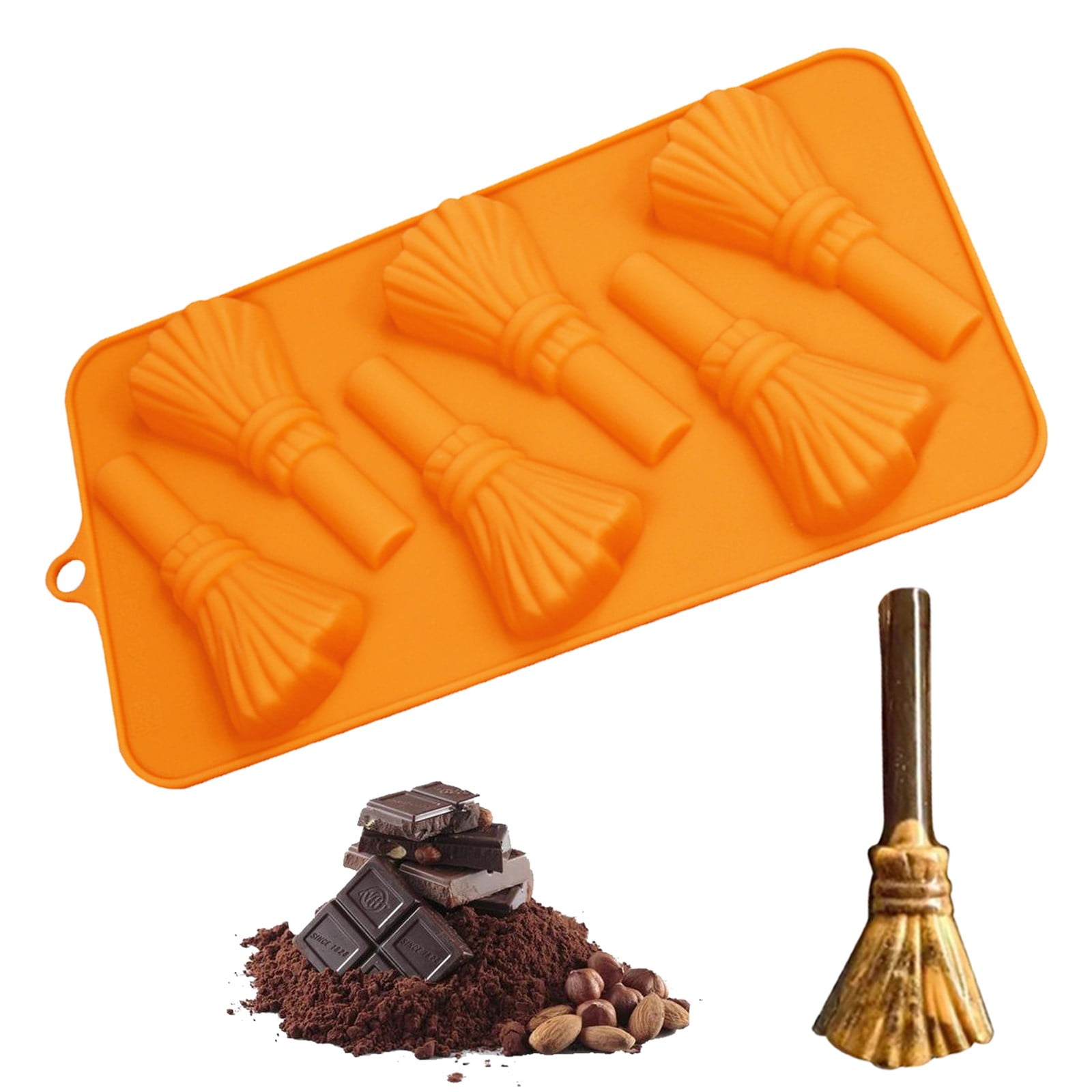 CAIMYY Halloween Themed Silicone Baking Mold Set Non-Stick Flexible for ...