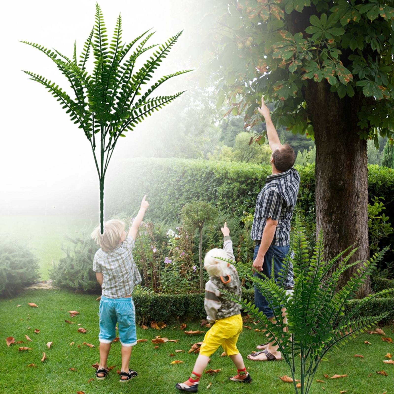 CAIMYY Persian Style Artificial Green Wall Plants - Realistic PE Resin ...