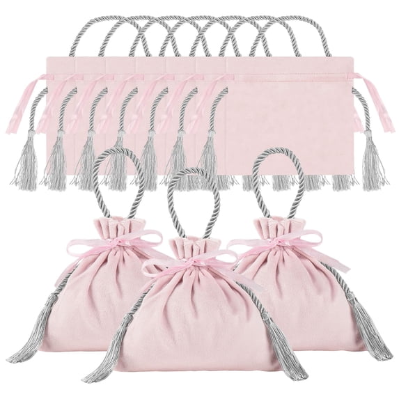 CAIRIAC Velvet Gift Bags Bulk Small Velvet Drawstring Bags, Velvet Bags ...