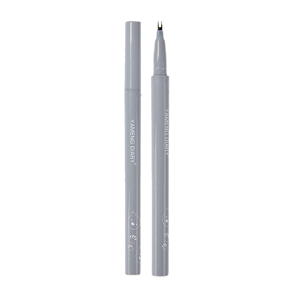CAIROYAR 2 Fork Tip Ultra-thin Liquid Lower Eyelash Pen Quick Dry ...