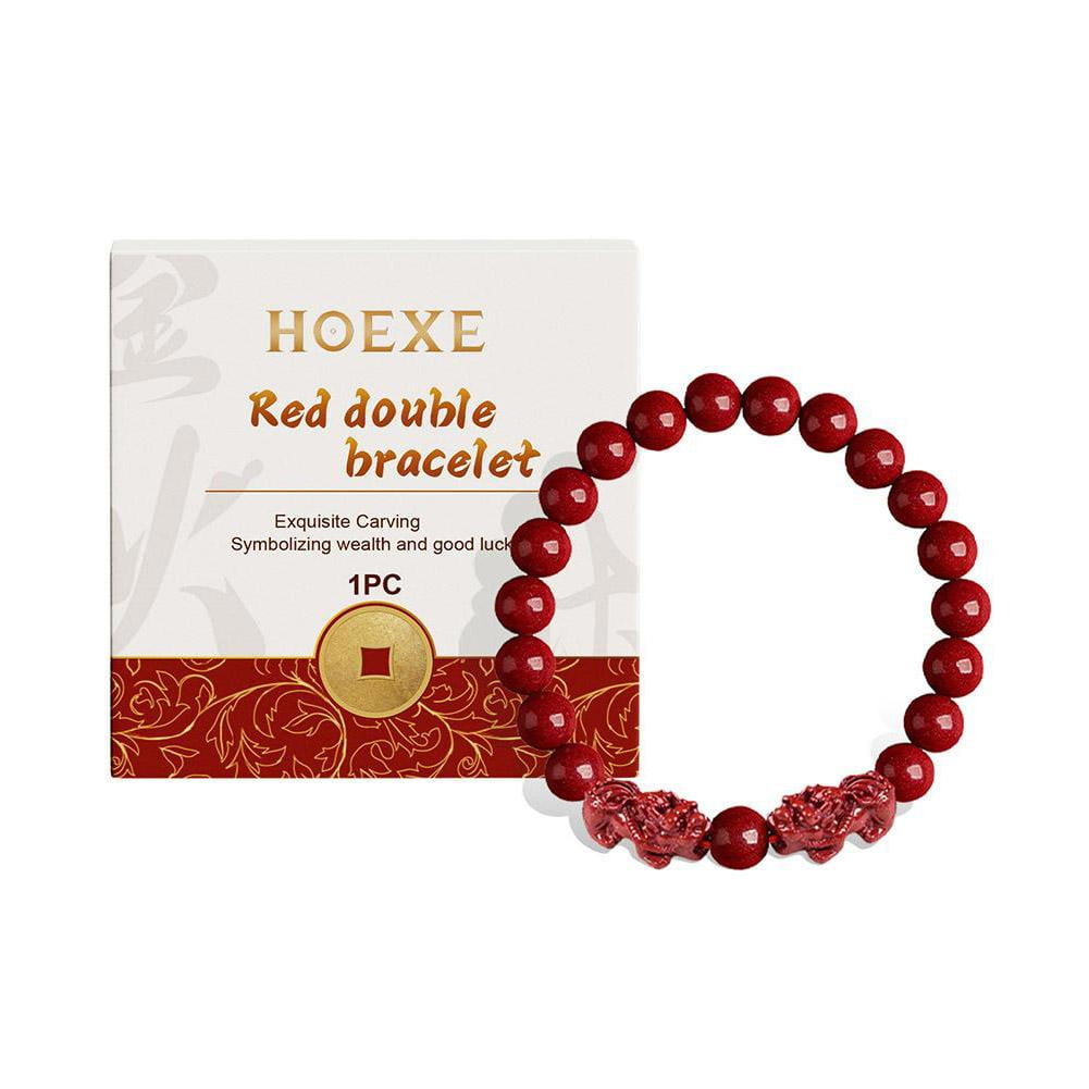 CAIROYAR Feng Shui Cinnabar Bracelet for Women,cinnabar Powder Feng Shui Bracelet,Ðσ S8D6 ...