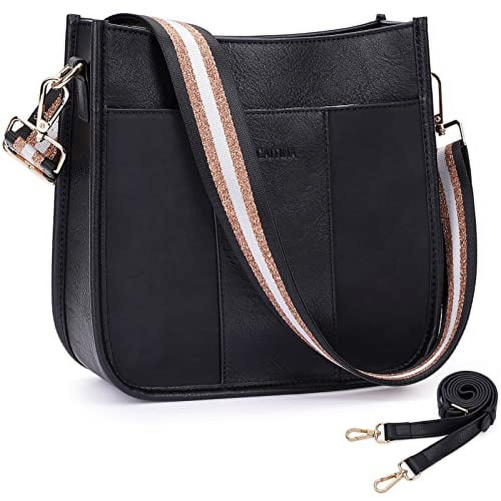 CAITINA Crossbody Bag Women Vegan Leather Hobo Handbag Trendy Crossbody ...