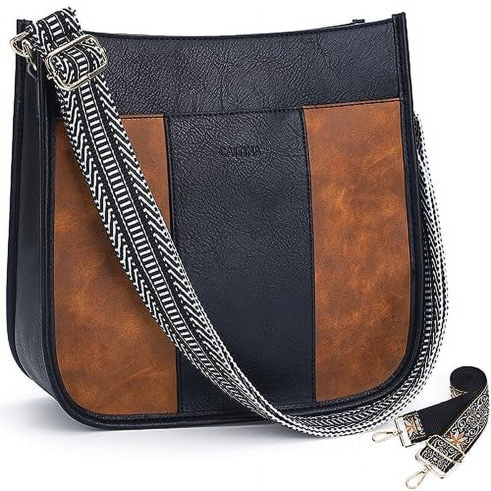 CAITINA Crossbody Bag Women Vegan Leather Hobo Handbag Trendy Crossbody ...