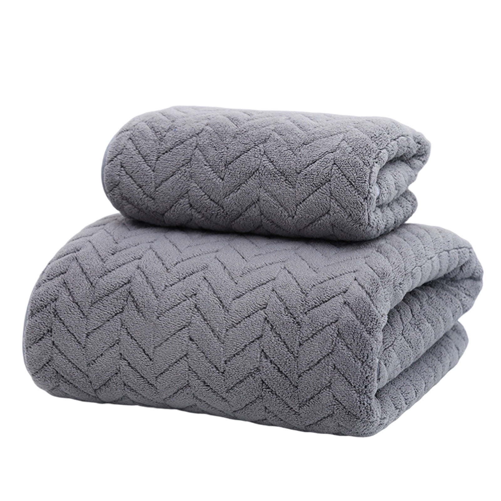 CAITS Velvet Spun Bath Towel Set: Ultra-Absorbent & Luxuriously Soft ...