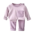 CAIVO Autumn Children Homewear For Girls Boys Pajama Sets With Warm ...