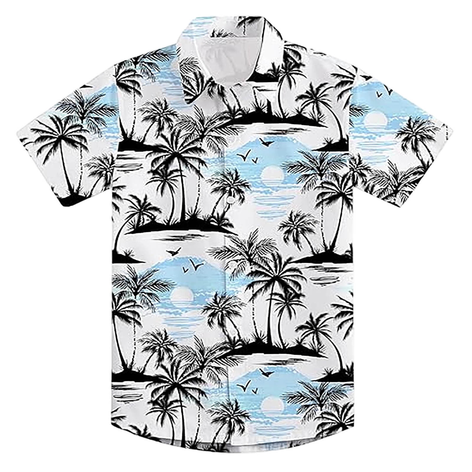 CAIVO Boys Blouse Short Sleeve Casual Pullover Shirts For Kids Summer ...