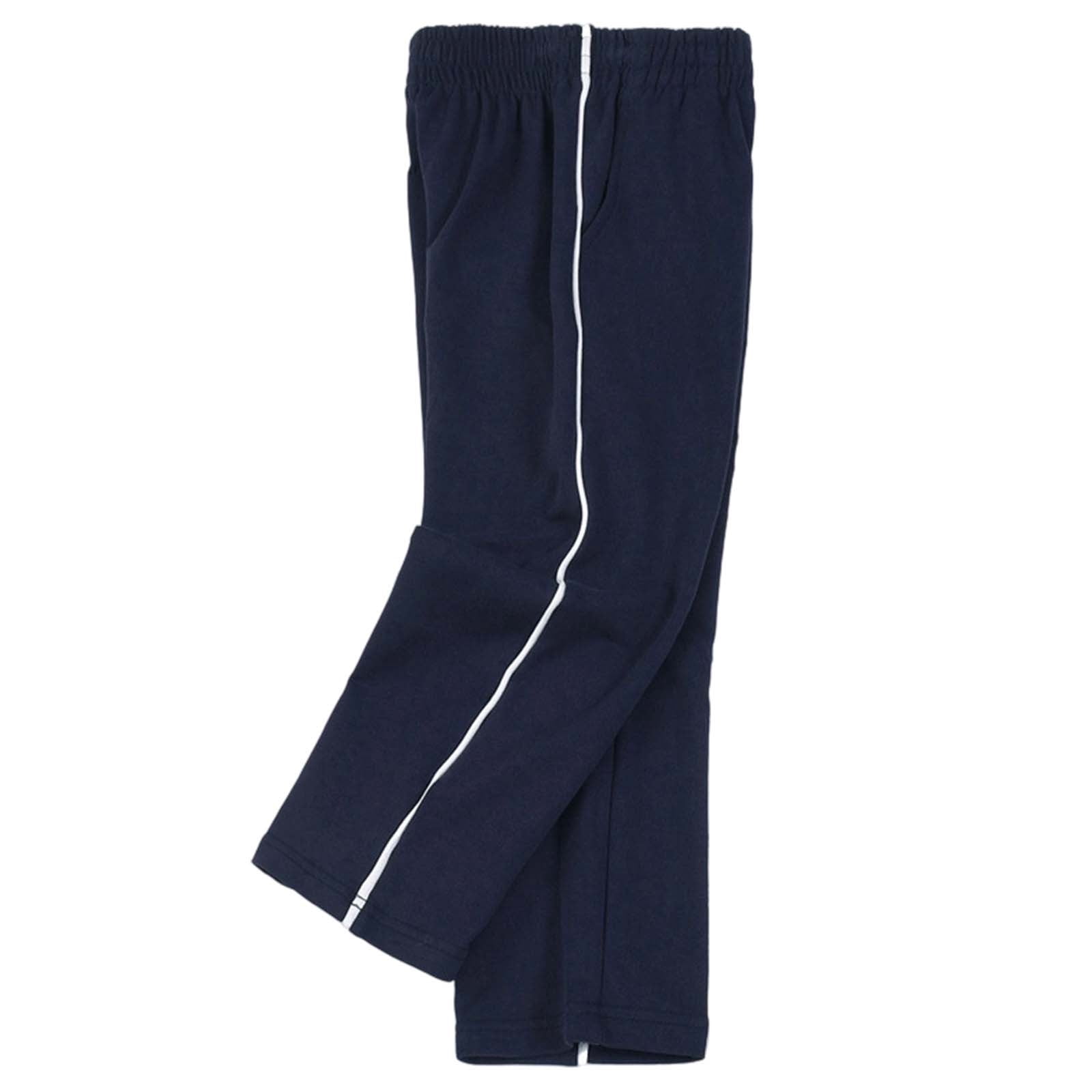 CAIVO Boys Girls Students Summer Autumn Casual Pants Trousers Straight ...