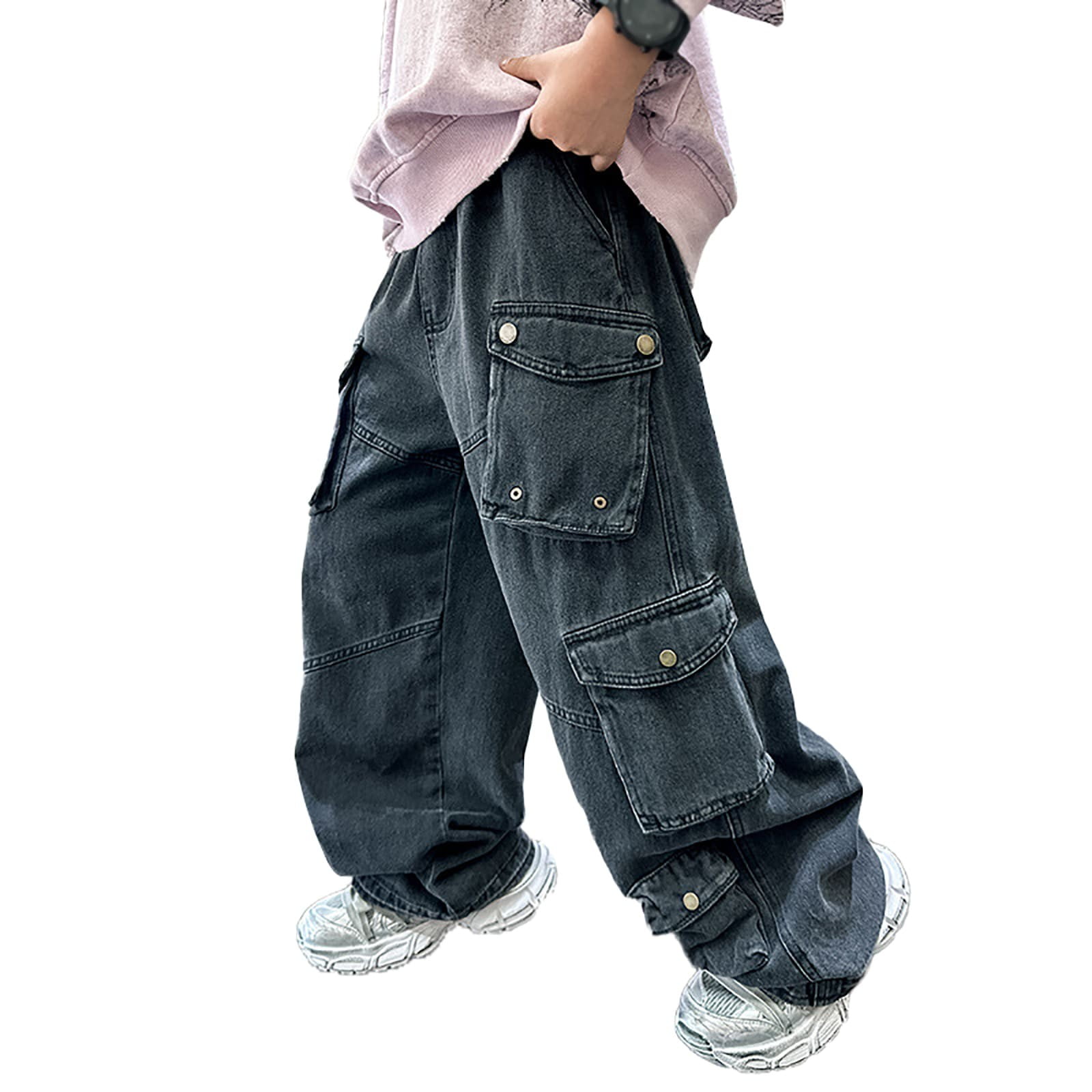 CAIVO Boys Jeans Fall Medium Kids Fall Slacks Boys Fall Cargo Pants ...