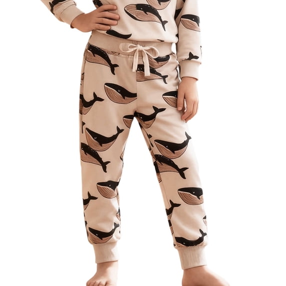 CAIVO Boys Jogger Pants With Cartoon Print Designs Comfortable Athletic ...